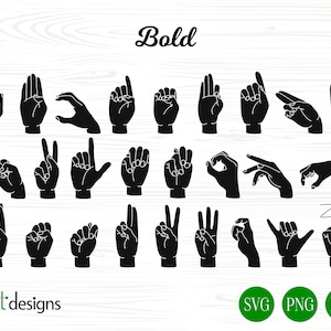 American Sign Language Svg ASL Svg Sign Language Hand Sign Language Svg ...