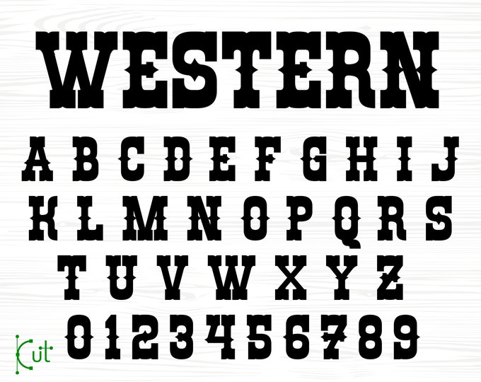 Western Font Wild West Font Old West Font Western Font Styles Cowboy ...
