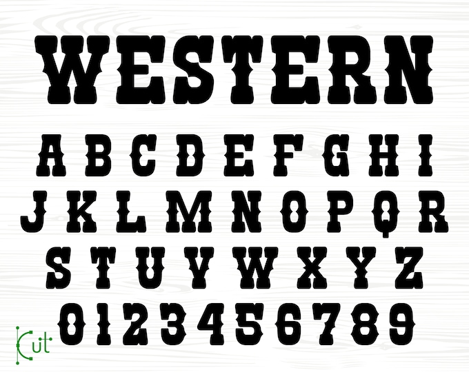 Western Font Wild West Font Old West Font Western Font Styles Cowboy ...