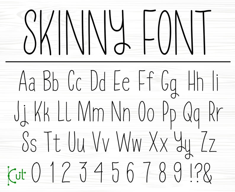 Tall Font Skinny Font Thin Font Tall Skinny Font Tall Letters Font Thin Script Font Slim Font ...