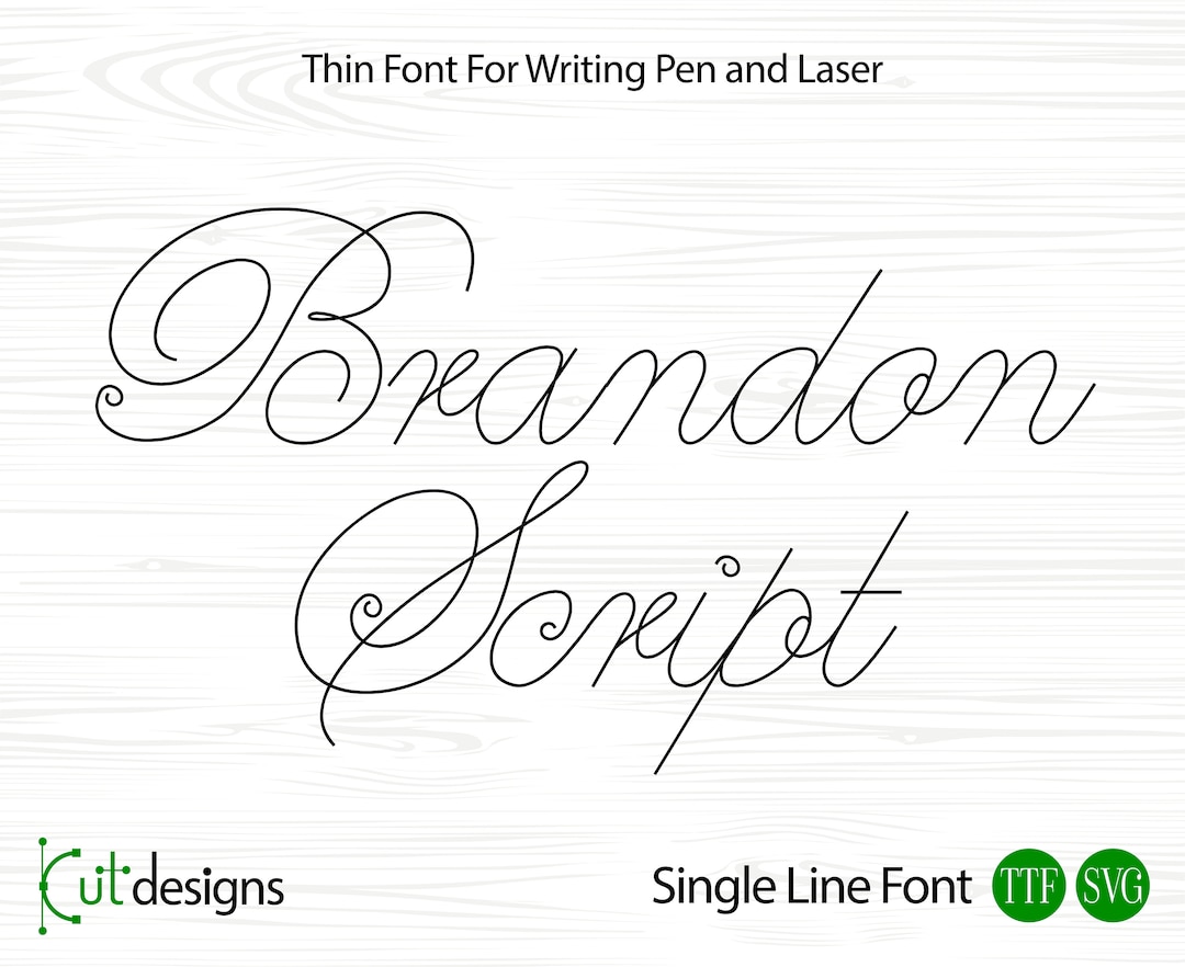 Single Line Font Engraving Font Single Stroke Font Stick Font Single ...