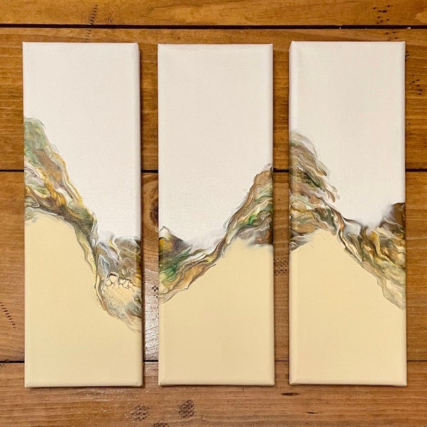 Triptych Painting - Etsy