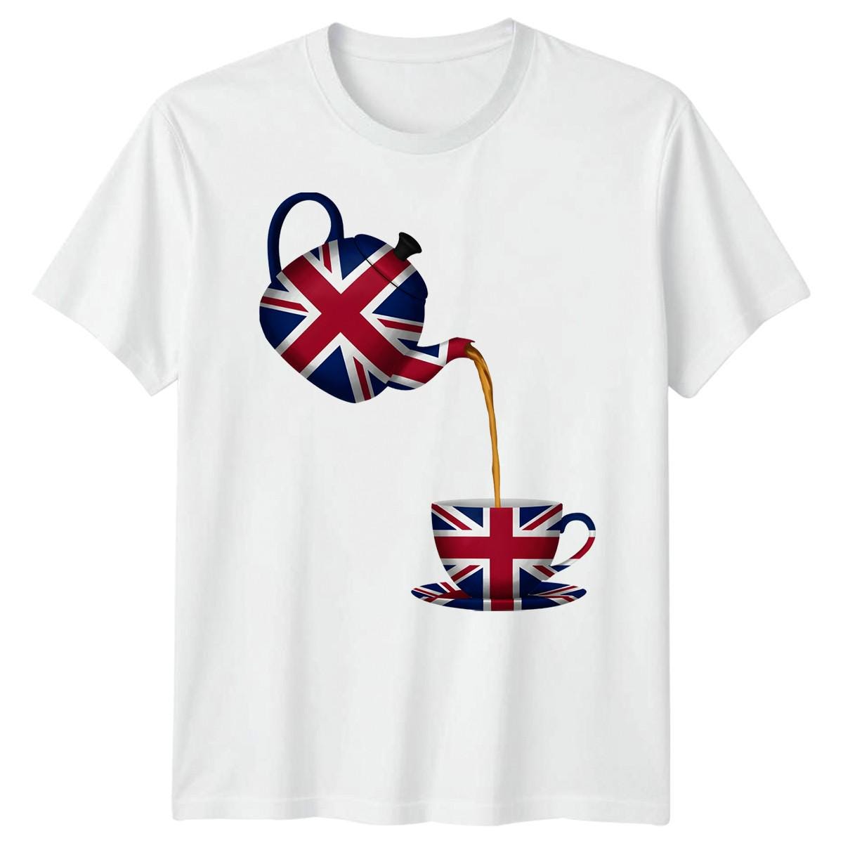 Union Jack Teapot T-shirt: British Souvenir Tee - Etsy UK