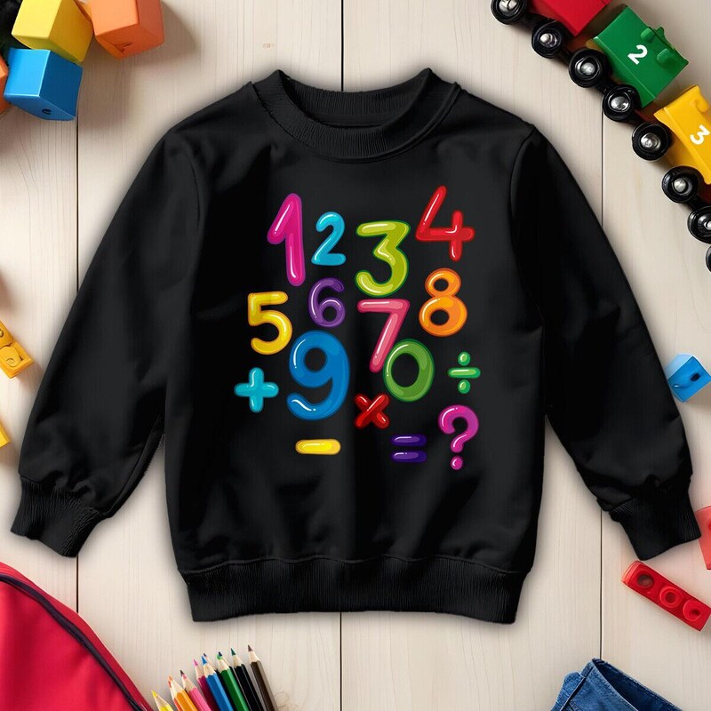Kids Number Day Jumper - Etsy UK
