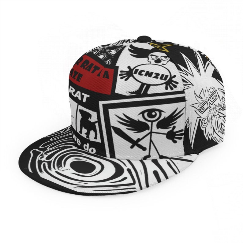 Shhbang Lab Rat D1 Baseball Cap Flat Brim - Etsy