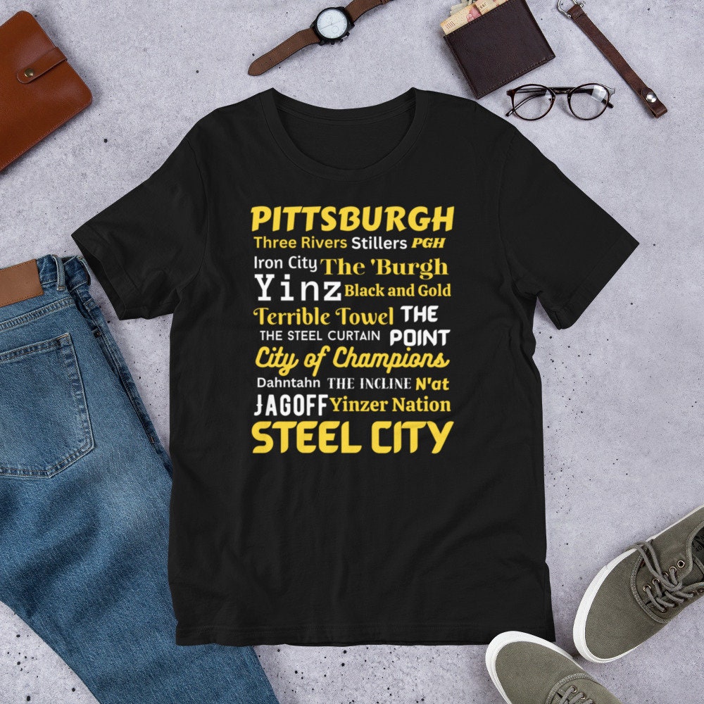 Pittsburgh Pittsburghese Pittsburgh Slang Unisex T-shirt - Etsy
