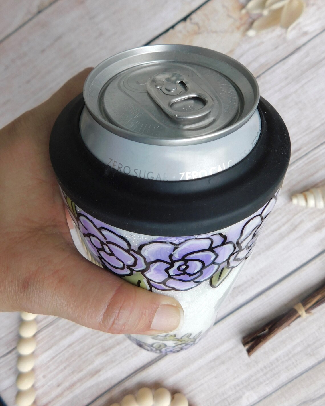 Floral Epoxy Tumbler, Floral Tumbler, Glitter Tumbler, Personalized ...