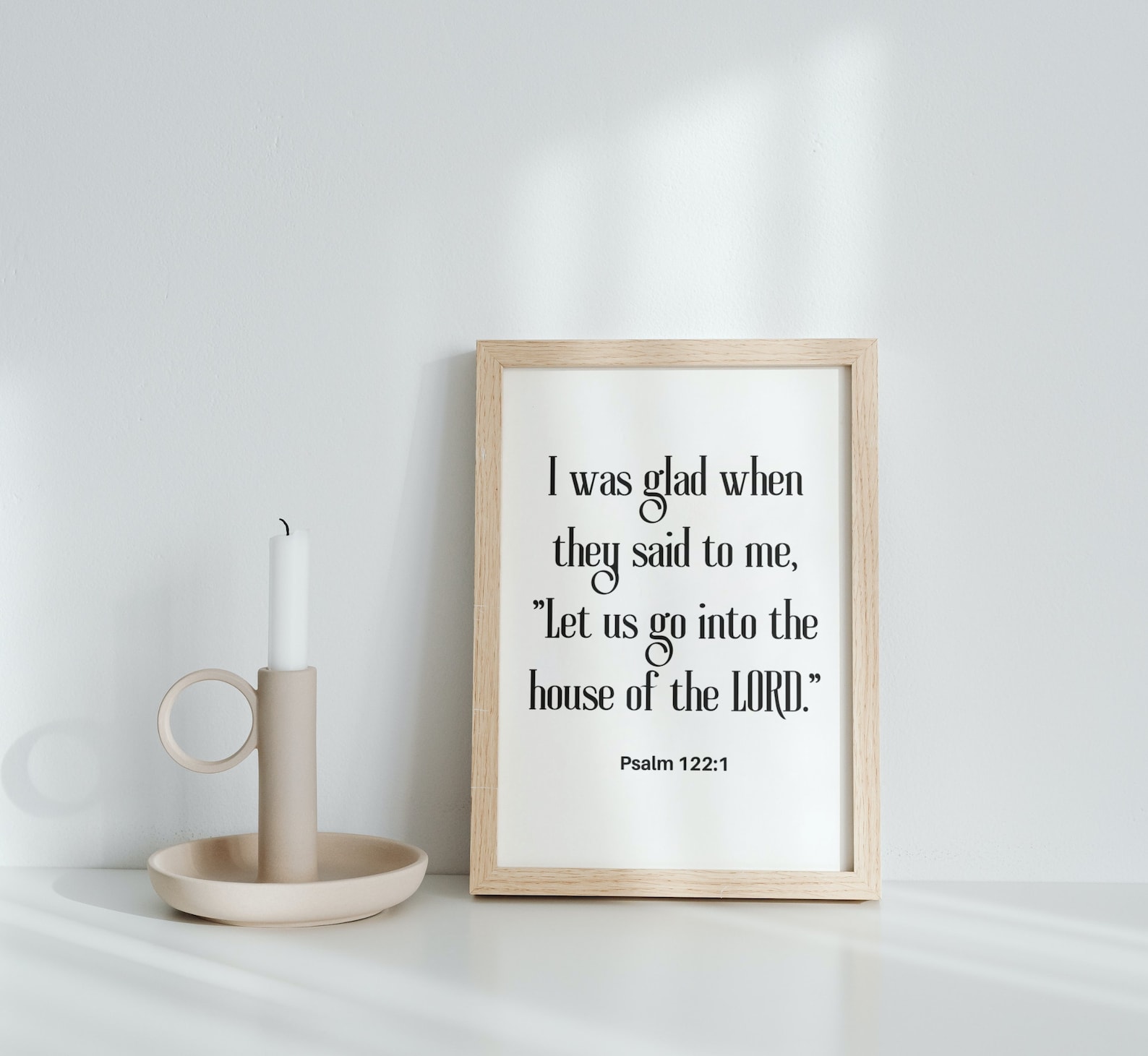 Psalm 122:1 Bible Verse Print Bible Verse Wall Art Scripture - Etsy