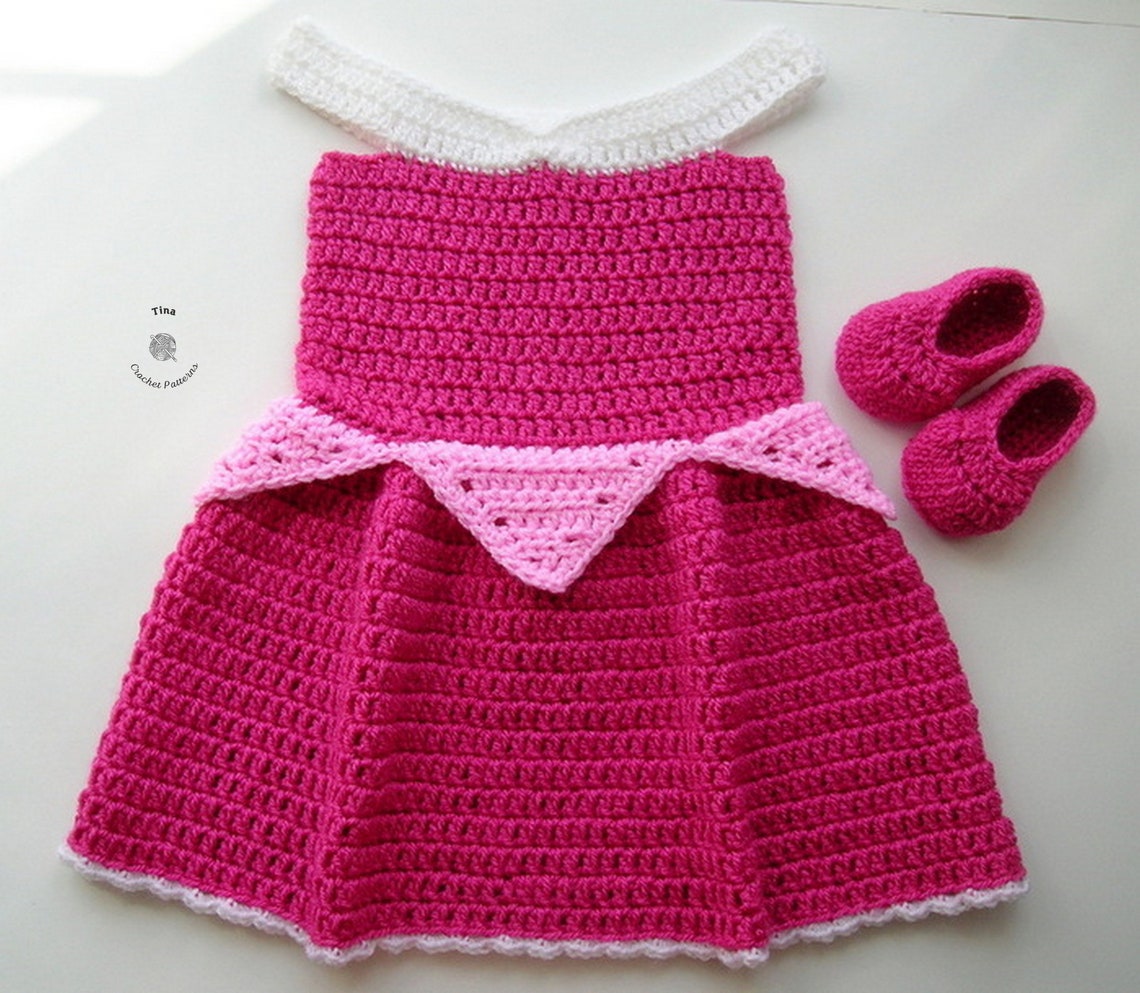 CROCHET PATTERN Princess Aurora Dress Instant Download PDF - Etsy