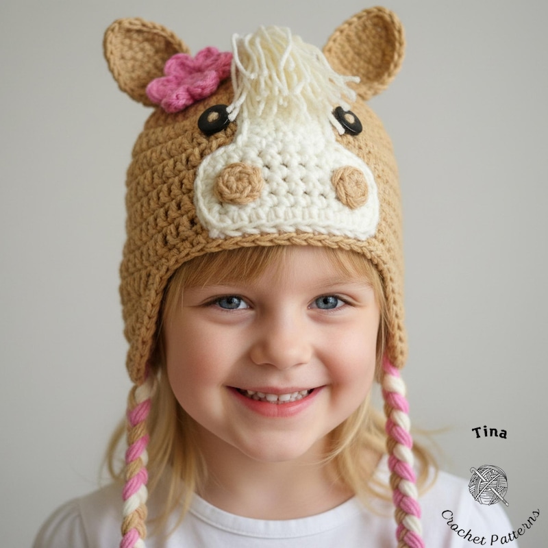 Crochet Horse Hat - Etsy