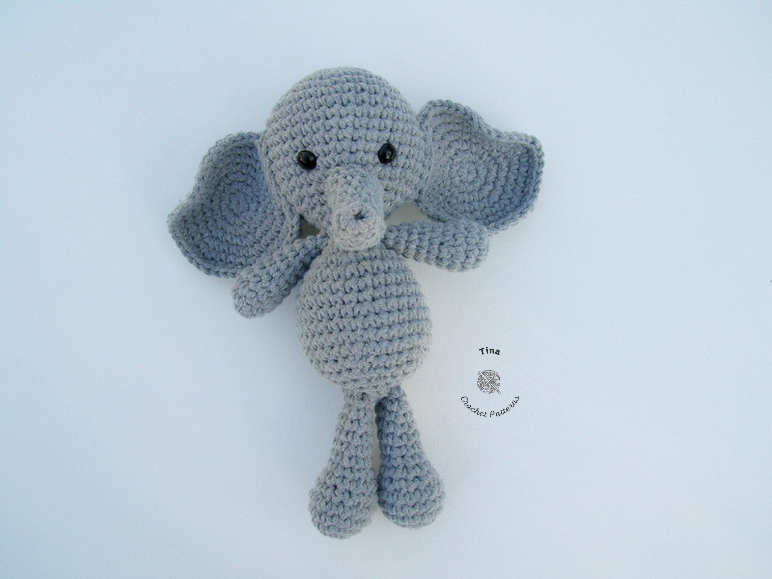 CROCHET PATTERN Sweet Elephant Toy Instant Download PDF - Etsy