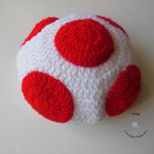 CROCHET PATTERN - Toad Hat | Crochet Mushroom Beanie | Crochet Toad ...