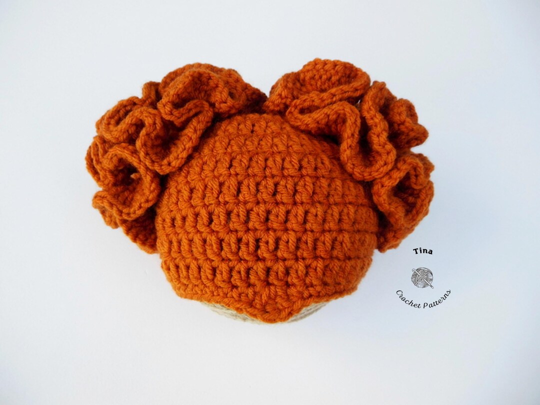 CROCHET PATTERN - Winnie Witch Hat Halloween Wig PDF in English | Sizes ...