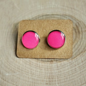 Hot Pink Earrings - Etsy