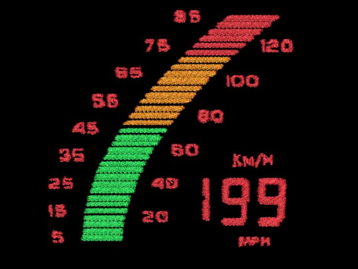 AE86 Racing Car Speed Gauge- Embroidery Design File ONLY - Inspired to ...