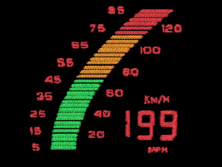AE86 Racing Car Speed Gauge- Embroidery Design File ONLY - Inspired to ...