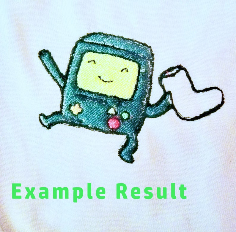 BMO - Embroidery Design File ONLY - Inspired to "adventure Time ...