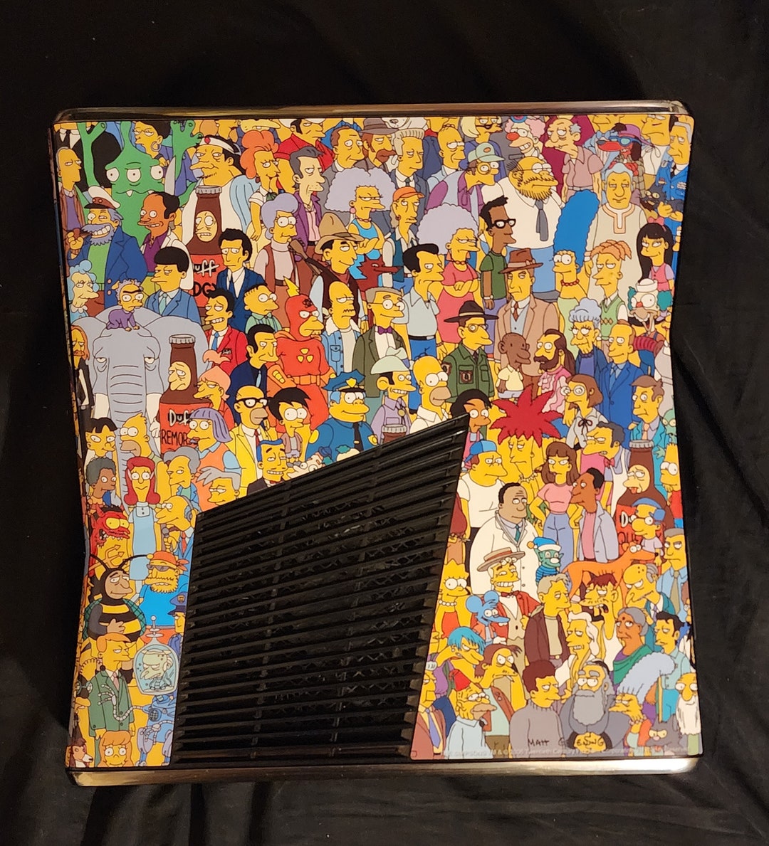 Modded RGH3 Simpsons Xbox 360 Slim Console With Trinity MB and 500GB ...
