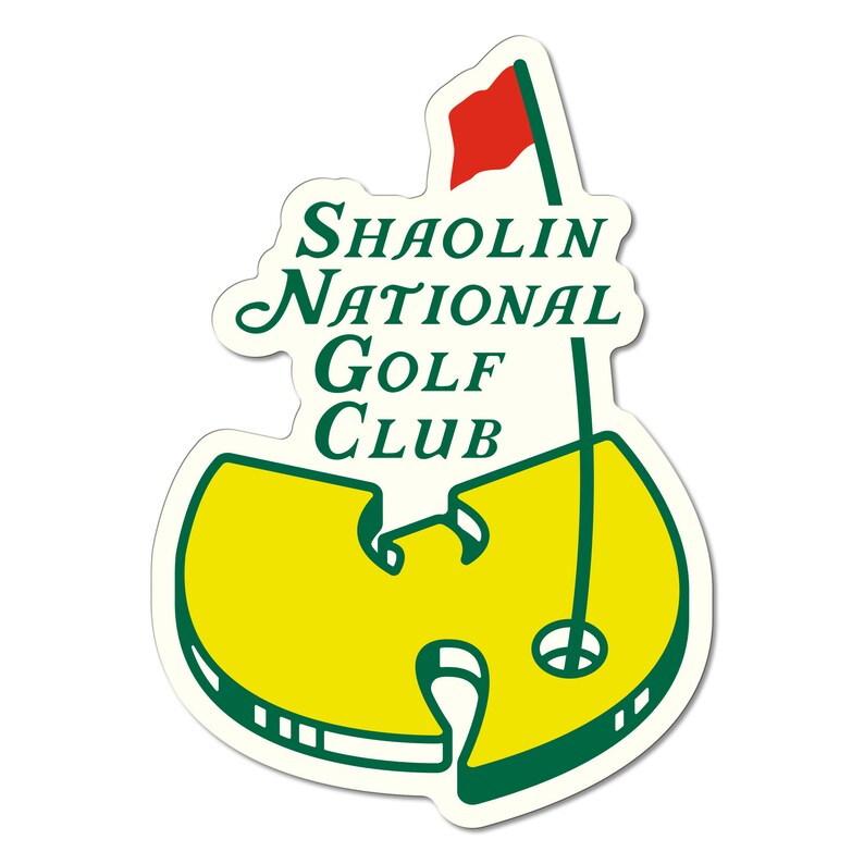 Shaolin National Golf Club Sticker LARGE - Etsy