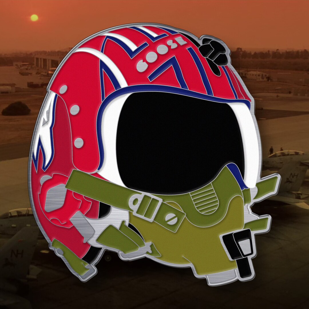 GOOSE Flight Helmet Golf Ball Marker Enamel - Etsy