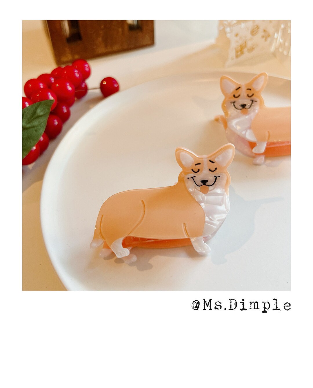 Cute Corgy Lover / Doggy Dog Corgi Hair Accessories / Hair - Etsy