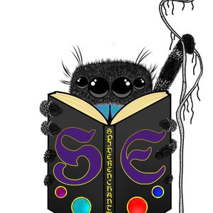 Sticker- Jumping Spider (spider Enchantments Famous Logo), 3 Inch - Etsy