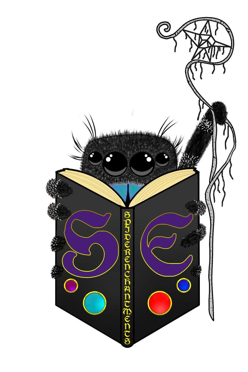 Sticker- Jumping Spider (spider Enchantments Famous Logo), 3 Inch - Etsy