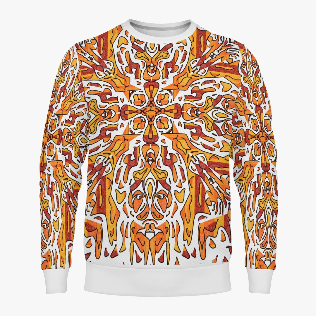 Heavenly Cross Men's Crewneck Sweatshirt - Etsy