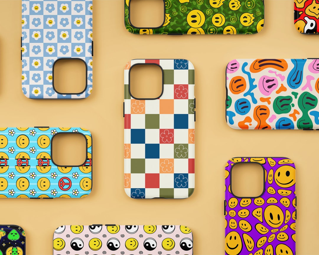IPhone 15 Case, Smiley Face iPhone 14 Case Cover, 54 Designs iPhone 13 ...