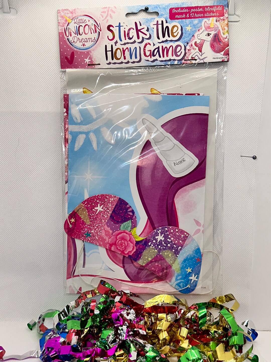 Stick the Horn Game Unicorn Party Game - Etsy