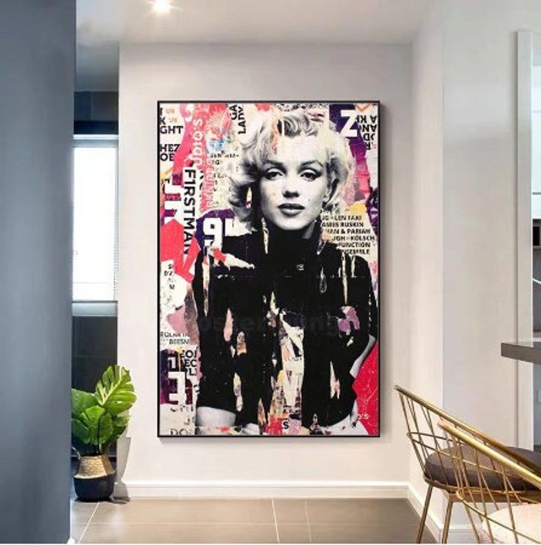 Pop Art Spoof Beauty Graffiti Canvas Painting Street Style Prints ...