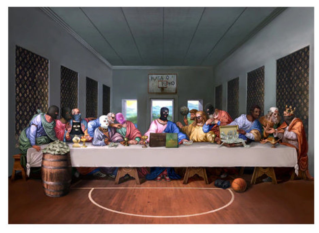 The Last Supper Good Vibes Only Stay Hungry the World is Yours Dream ...