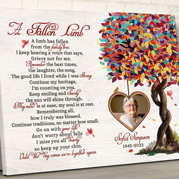 Fallen Limb Poem - Etsy UK