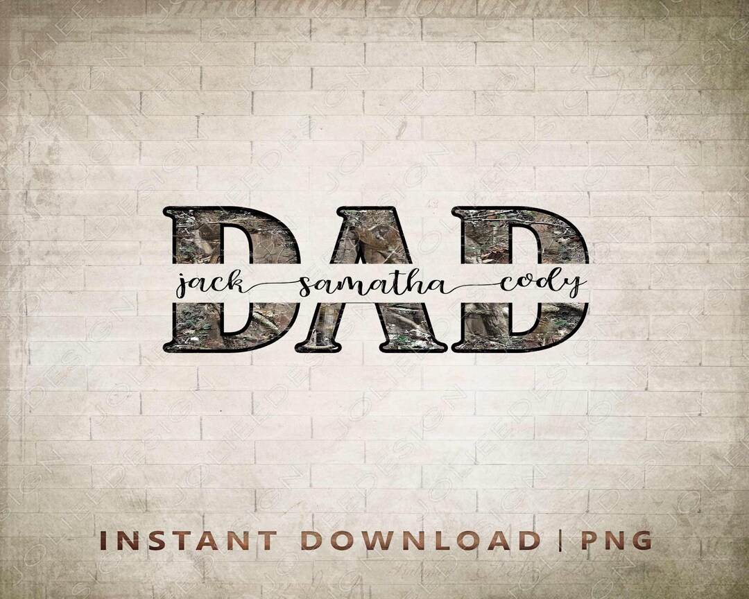 Dad Split Monogram Png for Sublimation Designs Happy - Etsy