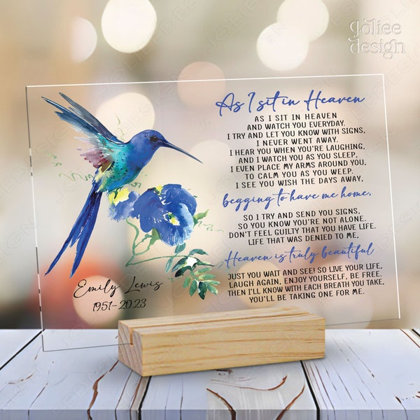 Hummingbird Memorial - Etsy