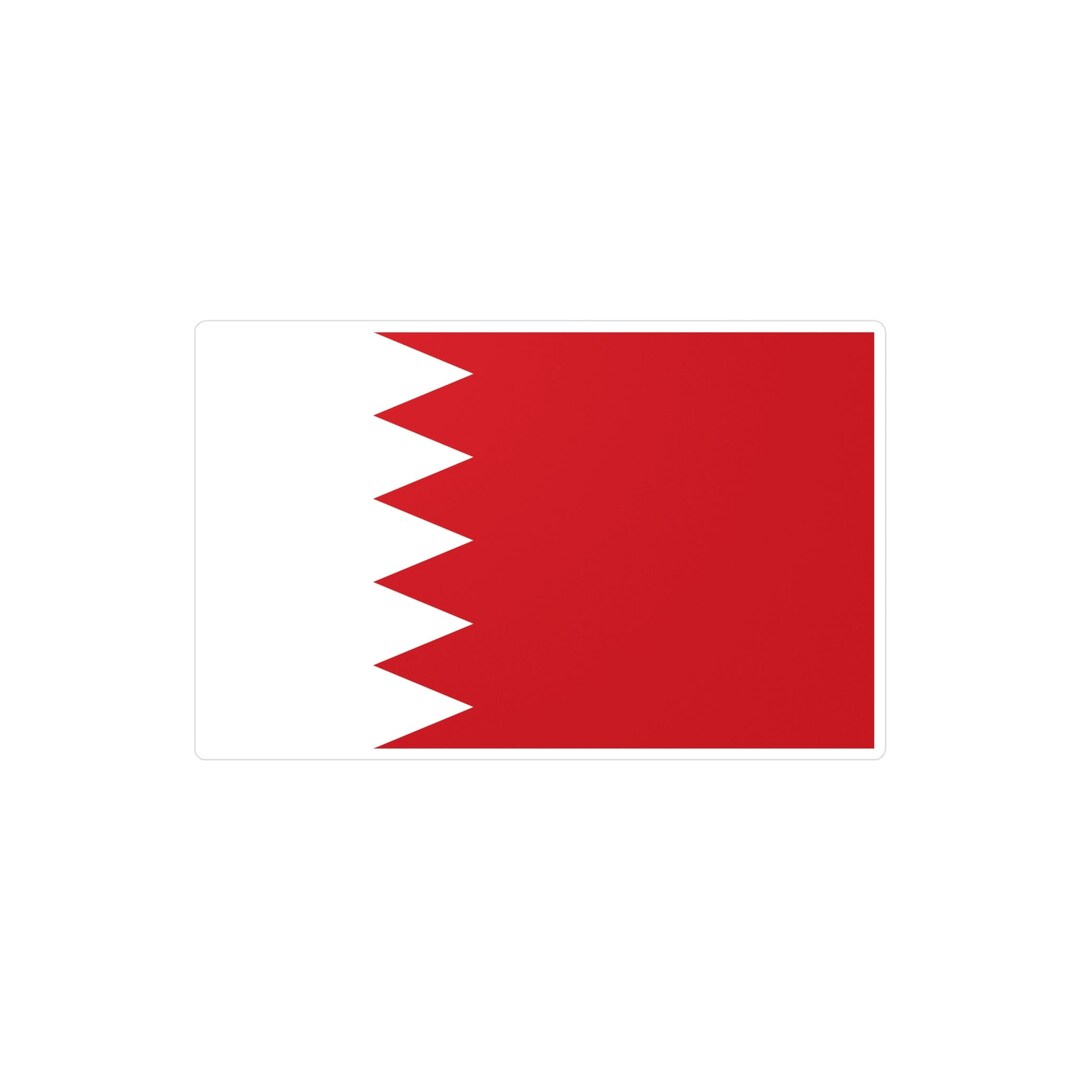 Flag of Bahrain Sticker in Several Sizes - Etsy