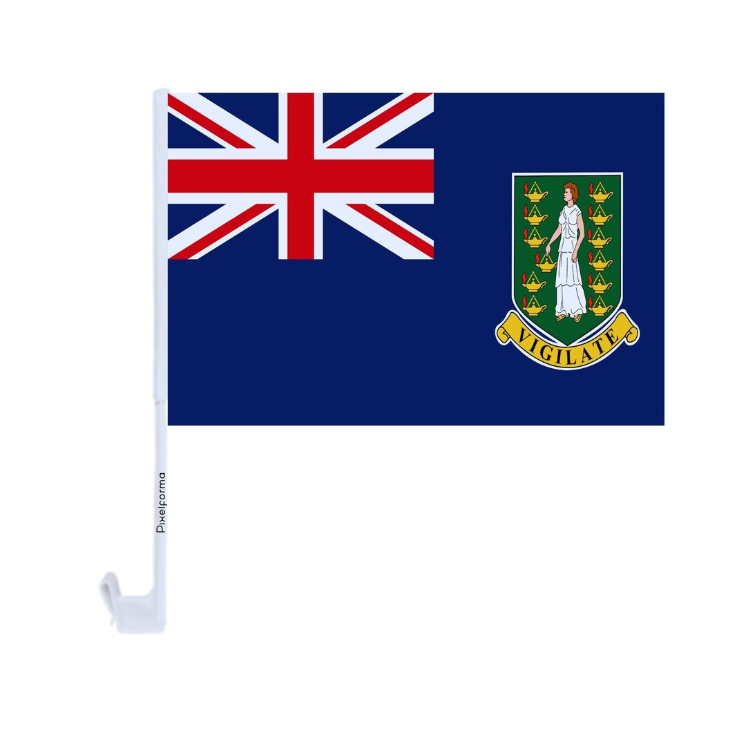 Polyester British Virgin Islands Car Flag - Etsy