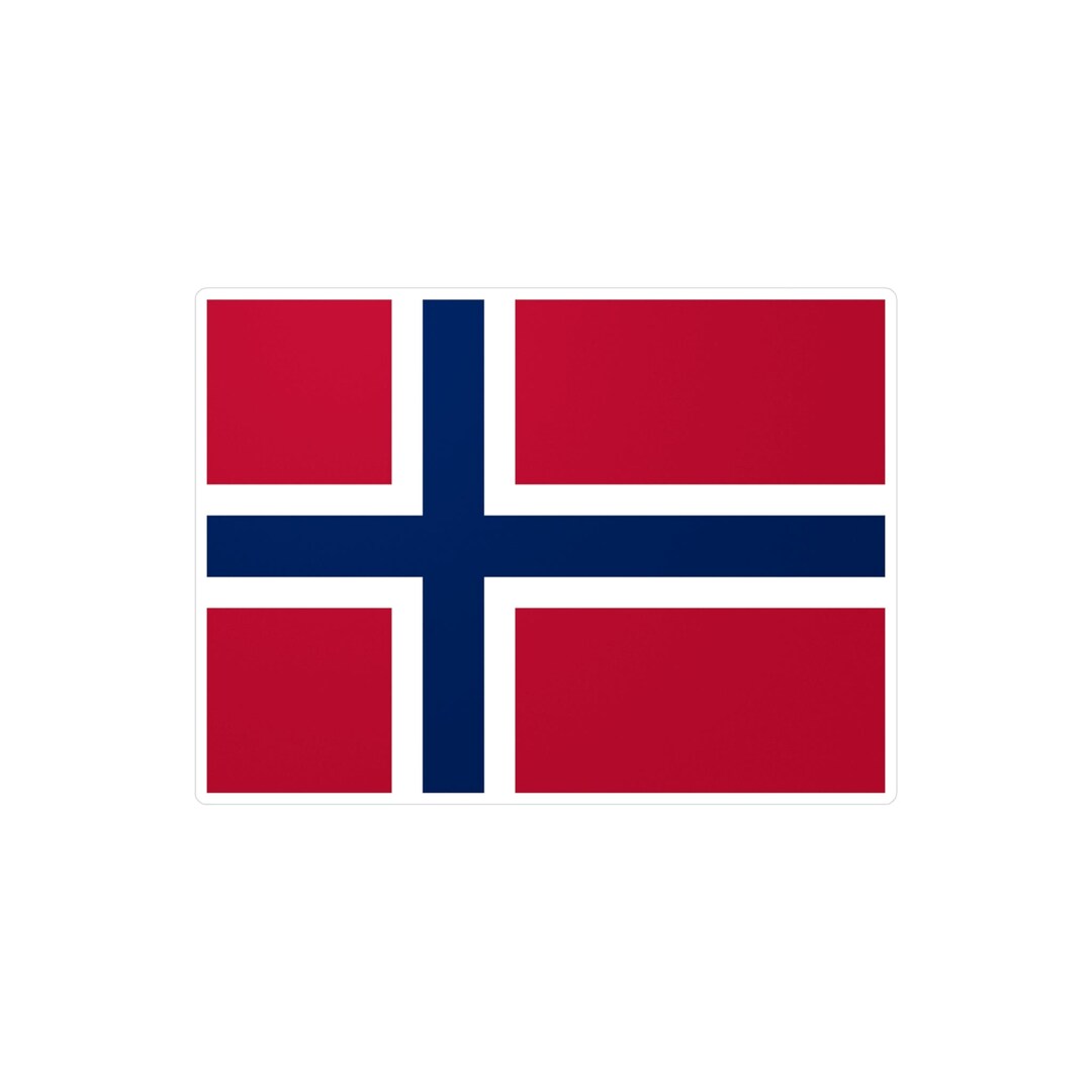 Sticker Flag of Svalbard and Jan Mayen in Several Sizes - Etsy