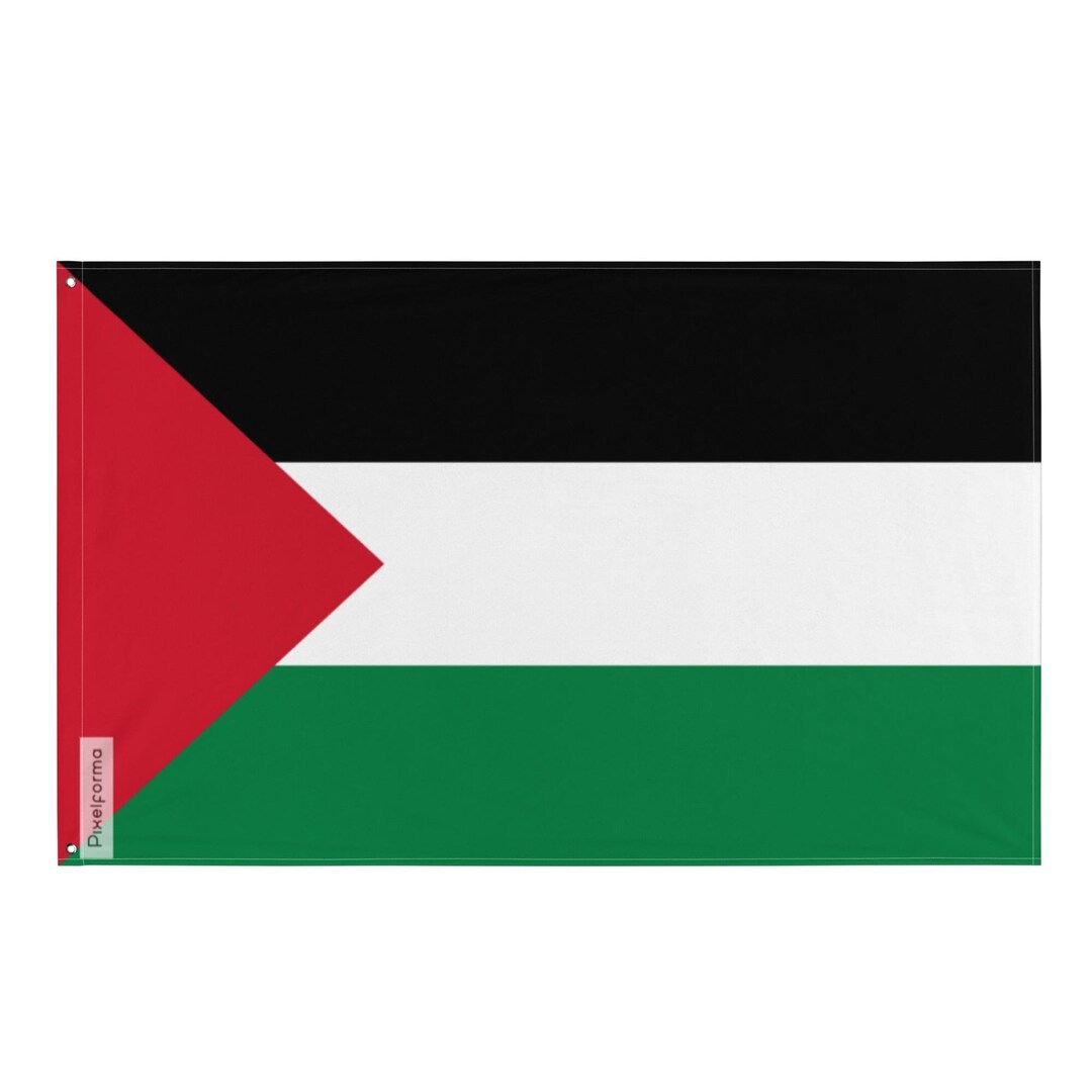 Palestine Flag in Multiple Sizes 100% Polyester Print With - Etsy