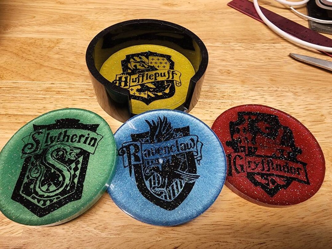 Harry Potter Coasters - Round Coasters - Etsy