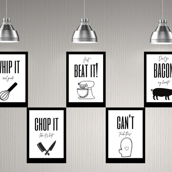 Kitchen Pun Signs - Etsy