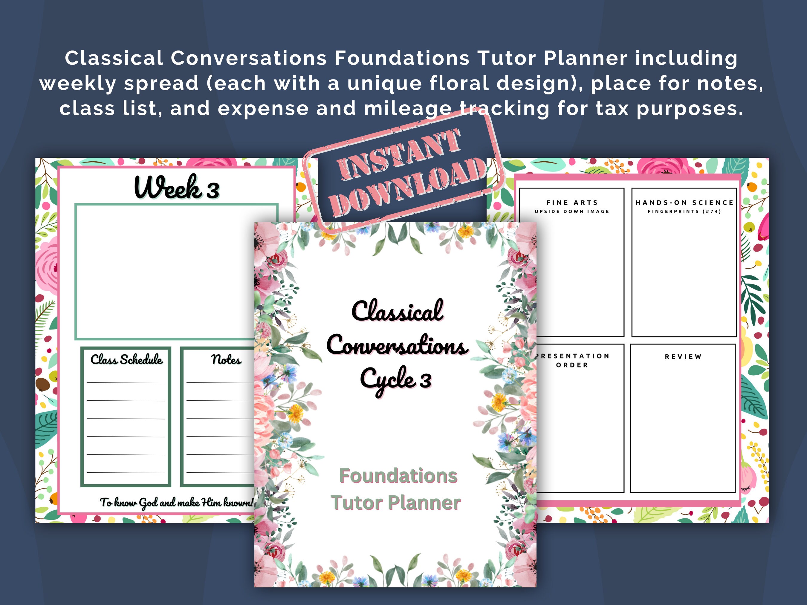 Classical Conversations Instant Download Foundations Tutor - Etsy