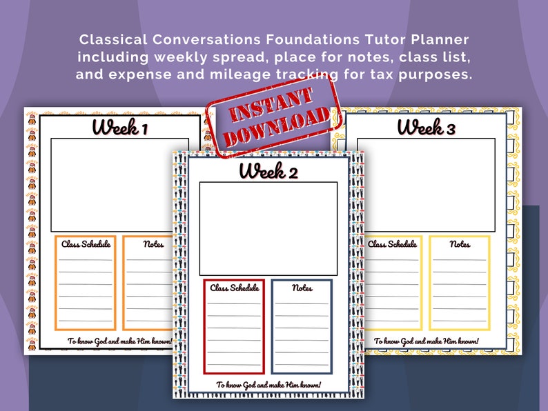 Classical Conversations Instant Download Foundations Tutor - Etsy