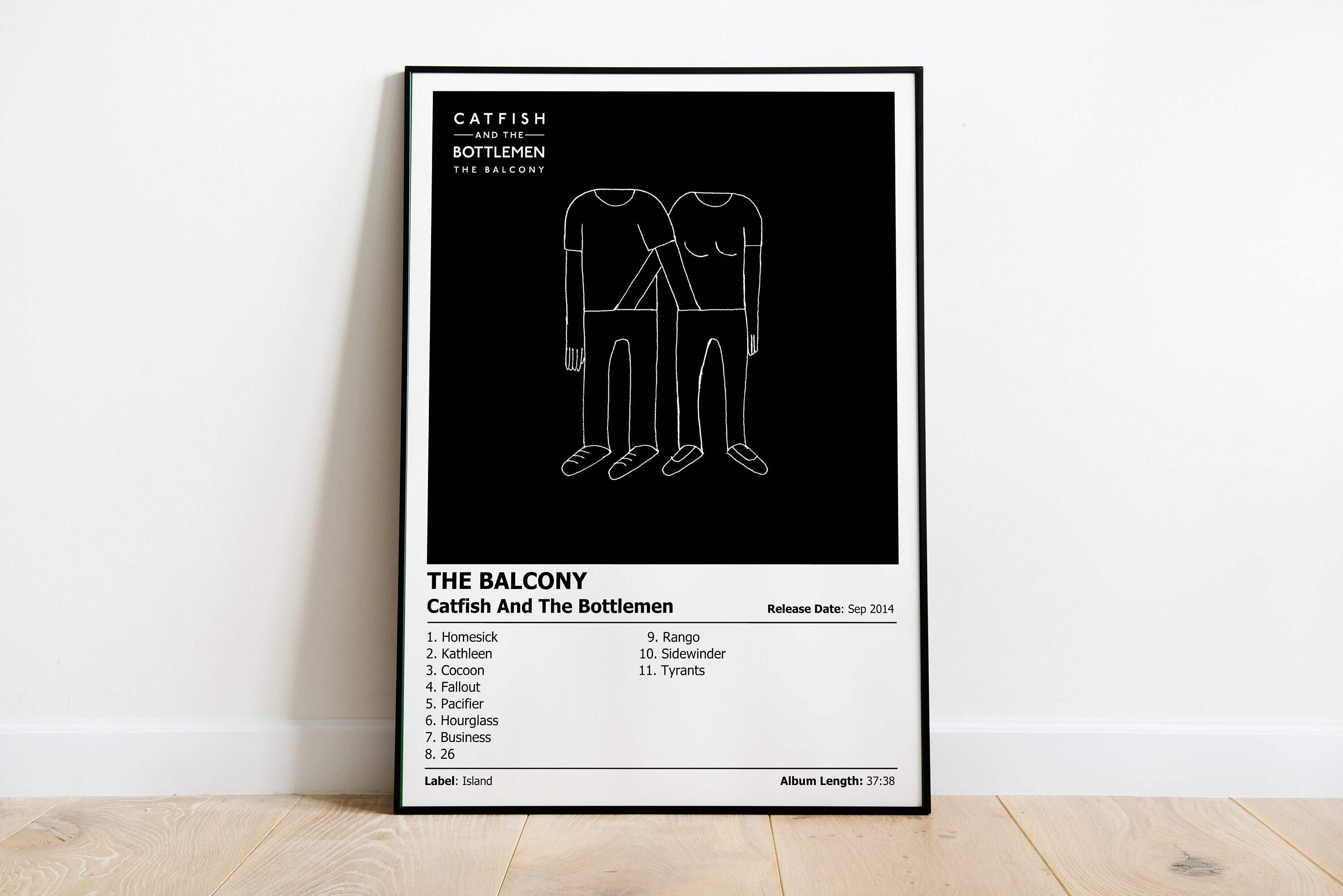 Catfish and the Bottlemen the Balcony Album Cover Print Poster Wall Art ...