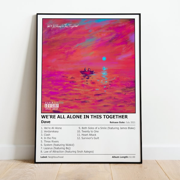 Dave Album Cover Art - Etsy UK