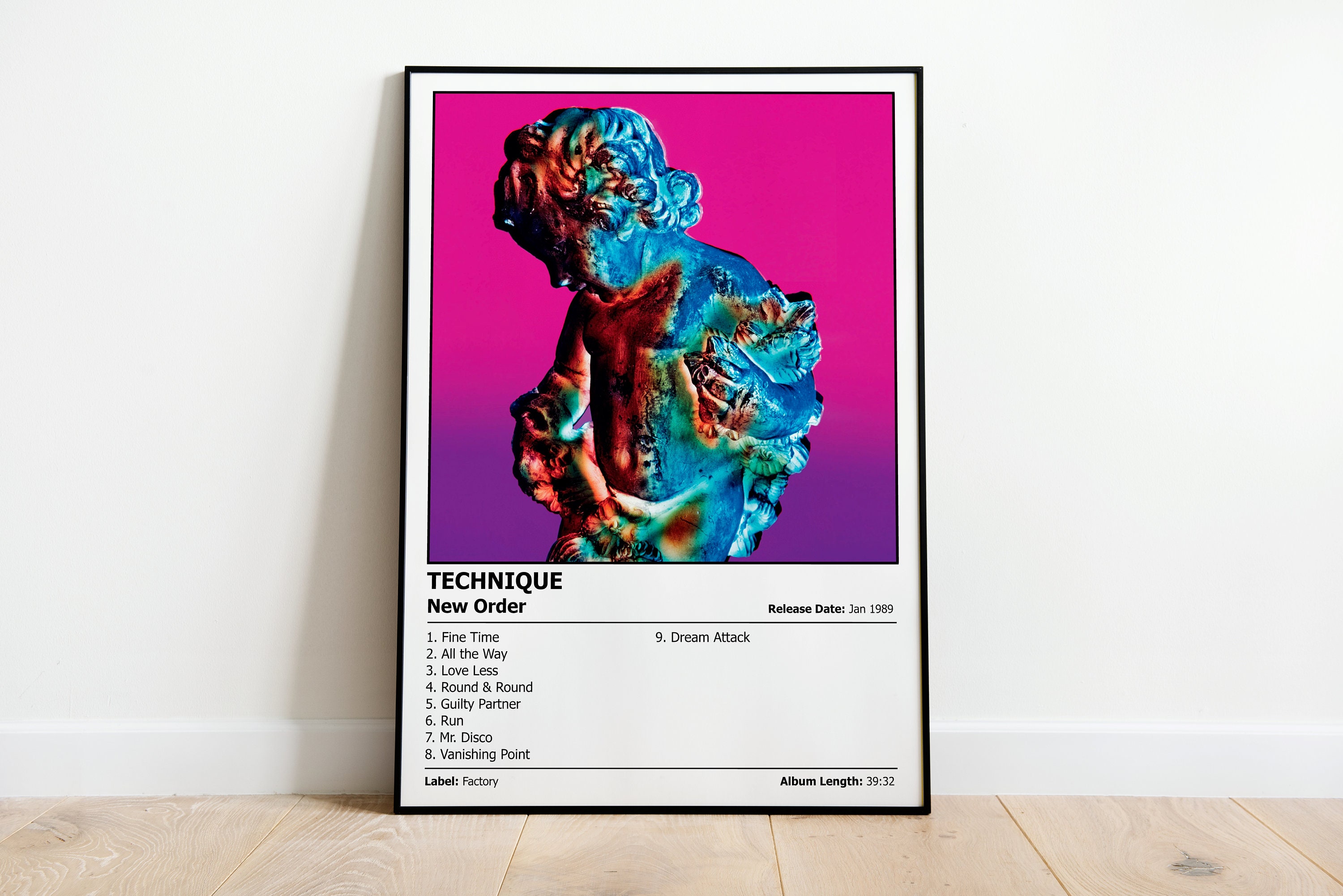 NEW ORDER Technique Album Cover Print Poster Wall Art - Etsy UK