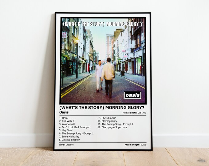 Oasis ' What's the Story Morning Glory ' Framed Tape Cassette. - Etsy UK