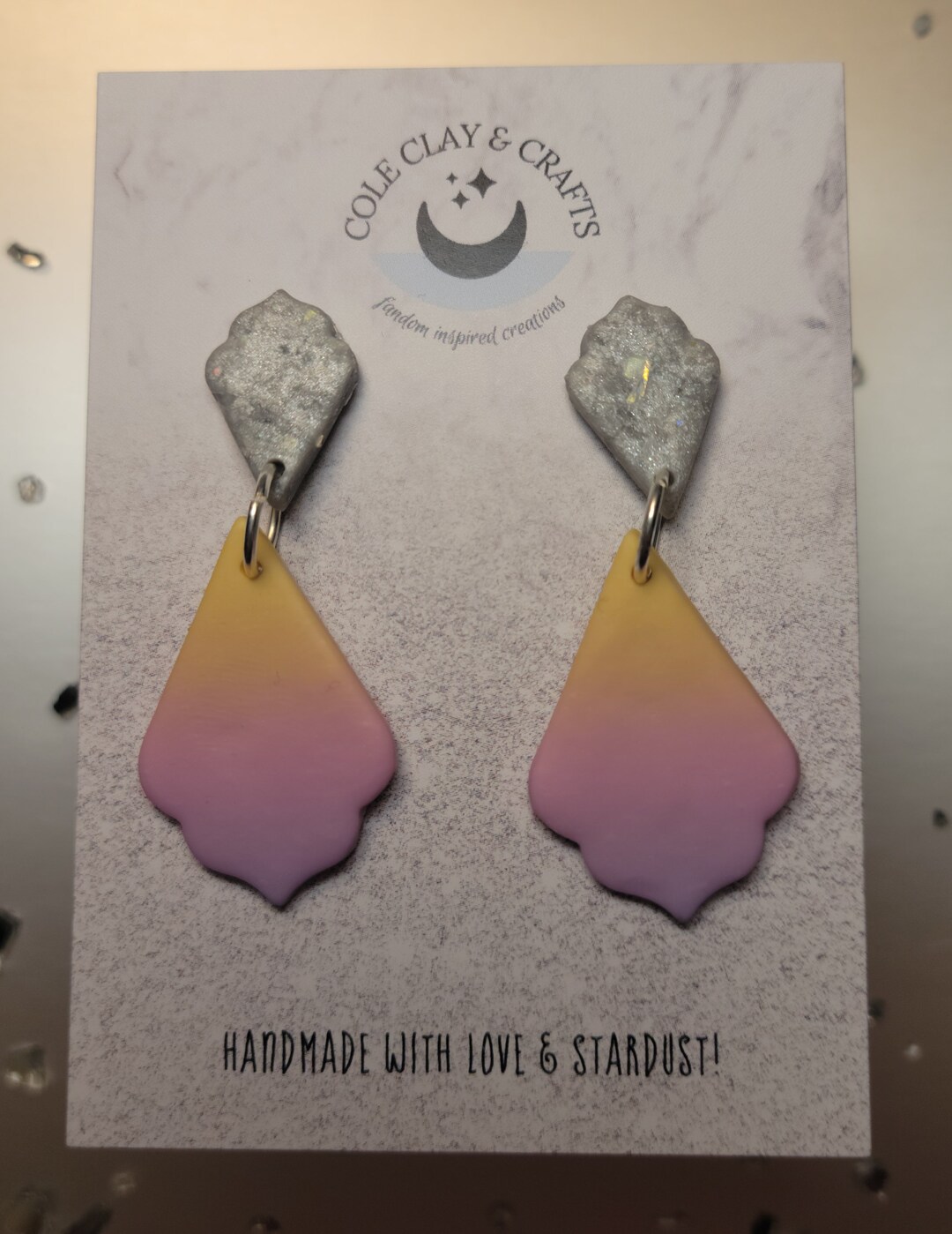 Star Wars Padme Amidala Earrings, Lake Dress Earrings, Polymer Clay ...