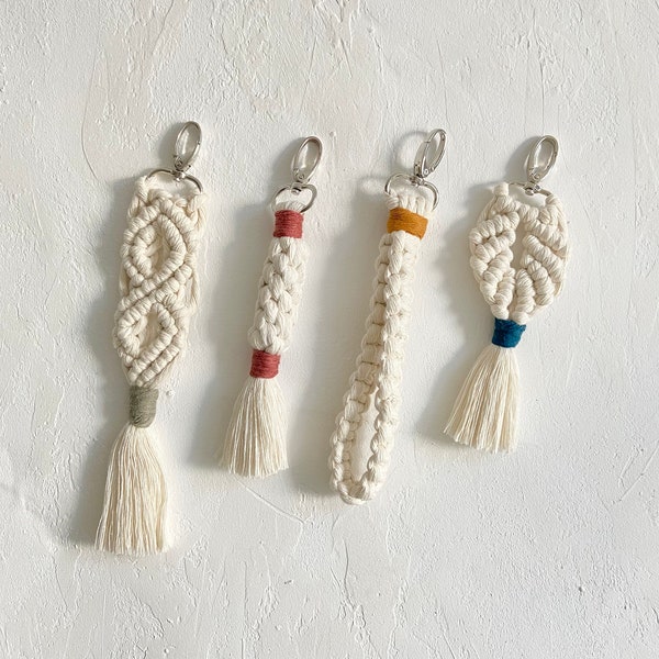 Macrame Keychain - Etsy