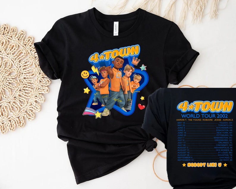 Turning Red 4 TOWN 2002 Tour Shirt 4town Shirt 4townies - Etsy